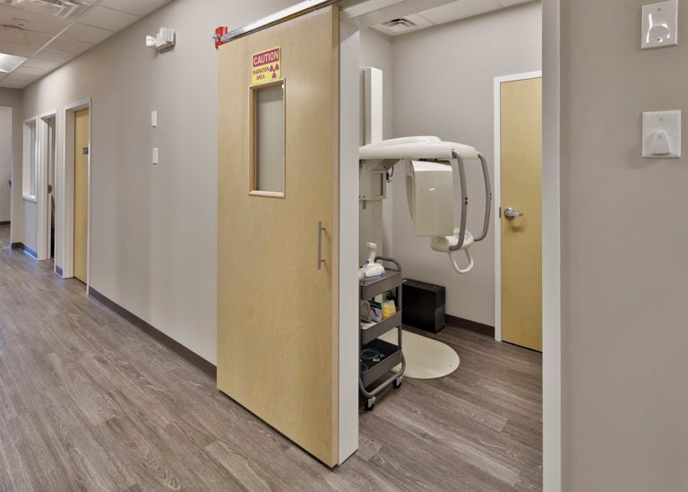 Hillsdale Dental_X-ray room - Davie Construction